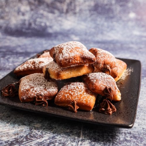 Homemade Nutella Stuffed Beignets In Air Fryer - Video